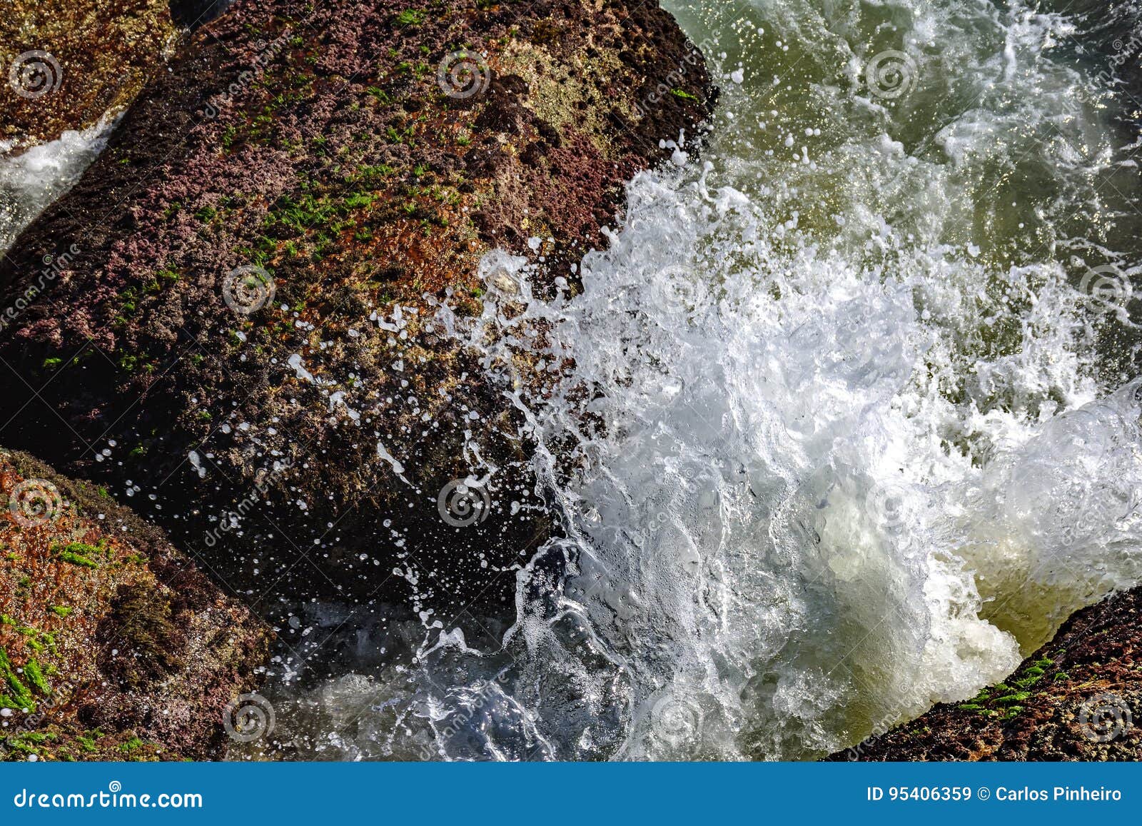 Sea Water splash stock image. Image of nature, scenic - 95406359