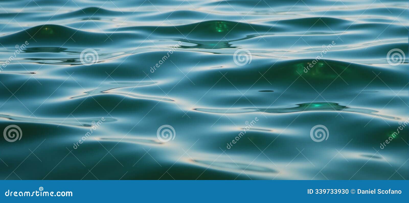 Sea Water Surface Elements in a Clean Cutout Format Stock Illustration ...