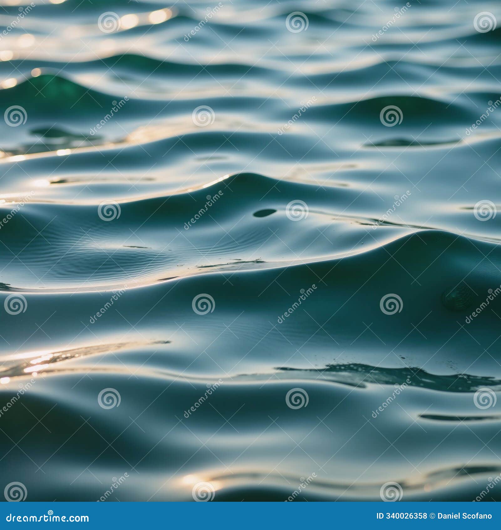 Sea Water Surface Elements in a Clean Cutout Format Stock Illustration ...