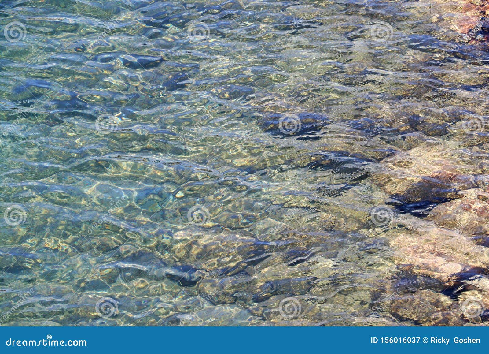 Sea Water Surface Pattern Texture and Rocks Stock Image - Image of ...