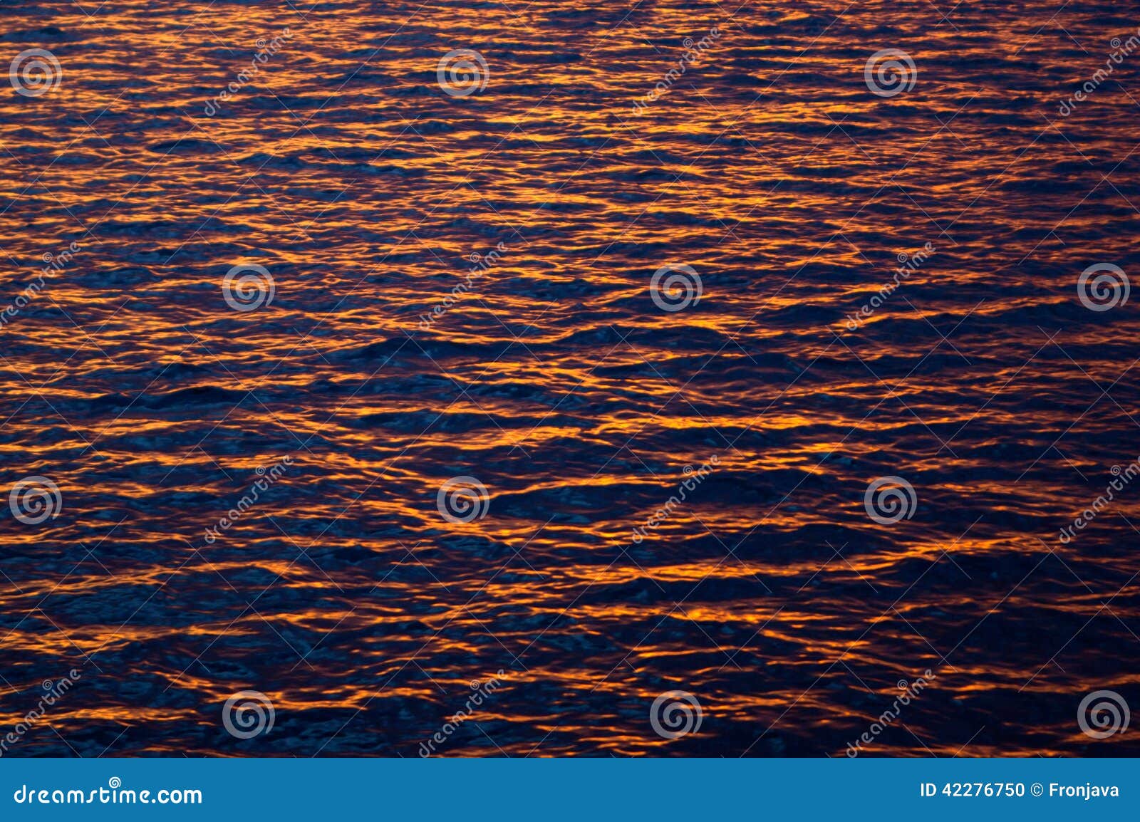 Sea Water Texture at Sunset Stock Photo - Image of flare, illuminated ...