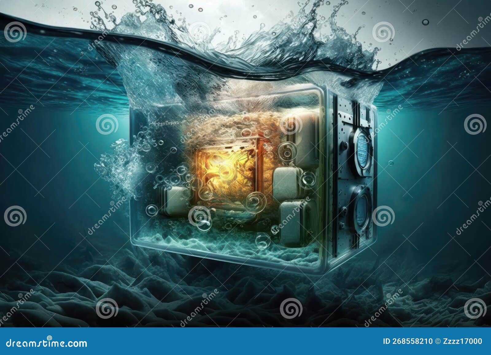 Splitting Molecules Royalty-Free Cartoon | CartoonDealer.com #8012048