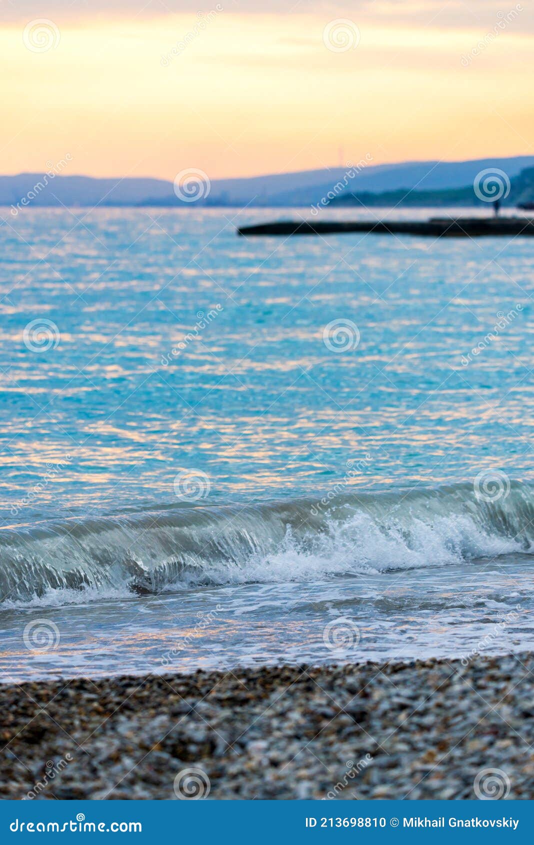 Sea Wave on a Beach of Coast Stock Photo - Image of summer, beach ...