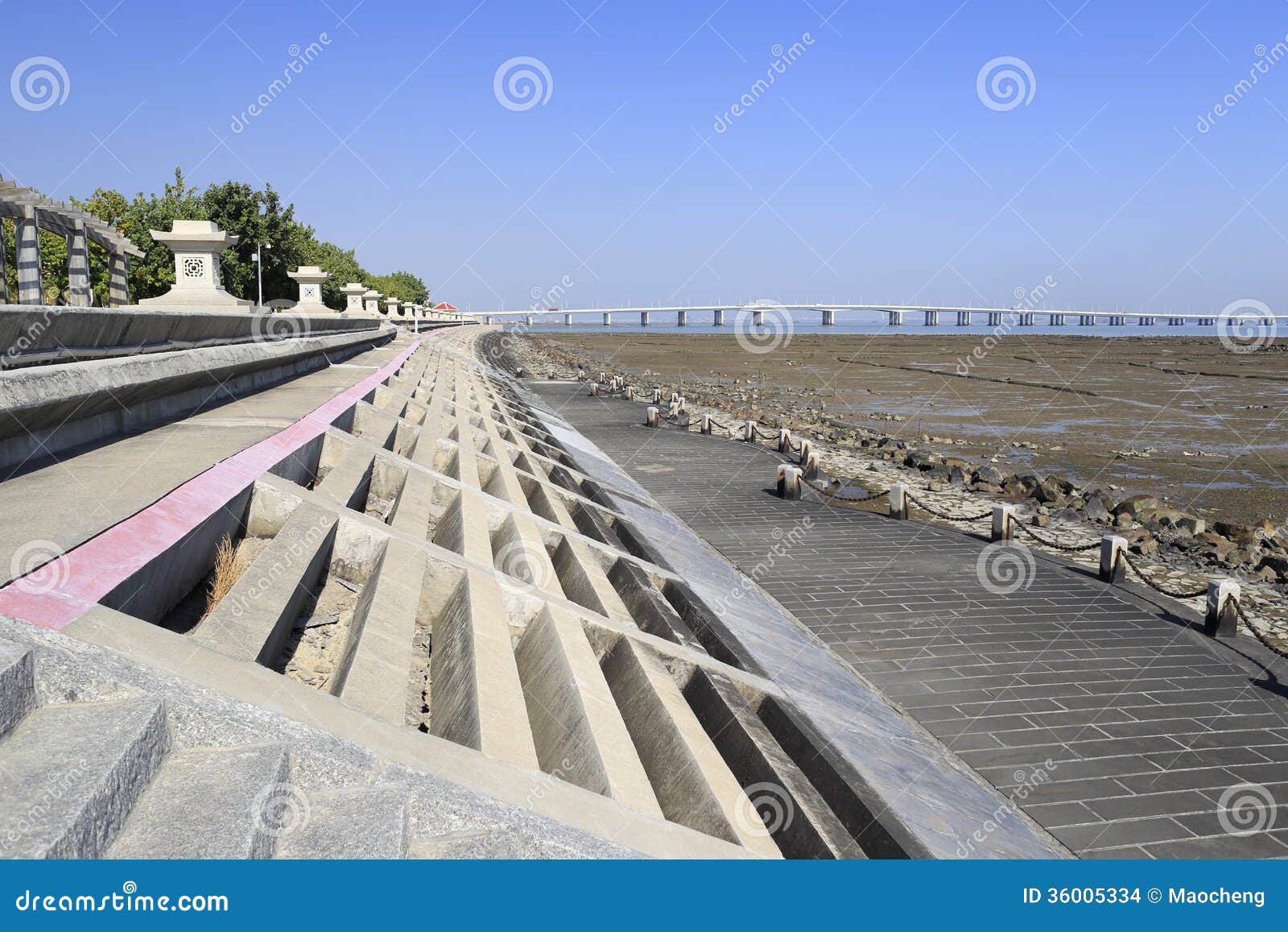 Sea and wave breaker stock photo. Image of harbor, china - 36005334