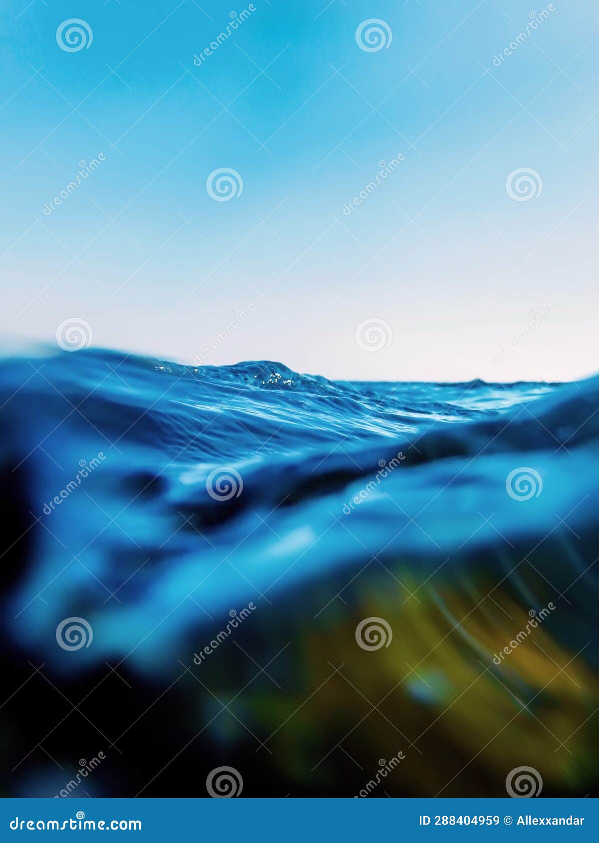 Sea Wave Close Up, Low Angle View Stock Image - Image of surface ...