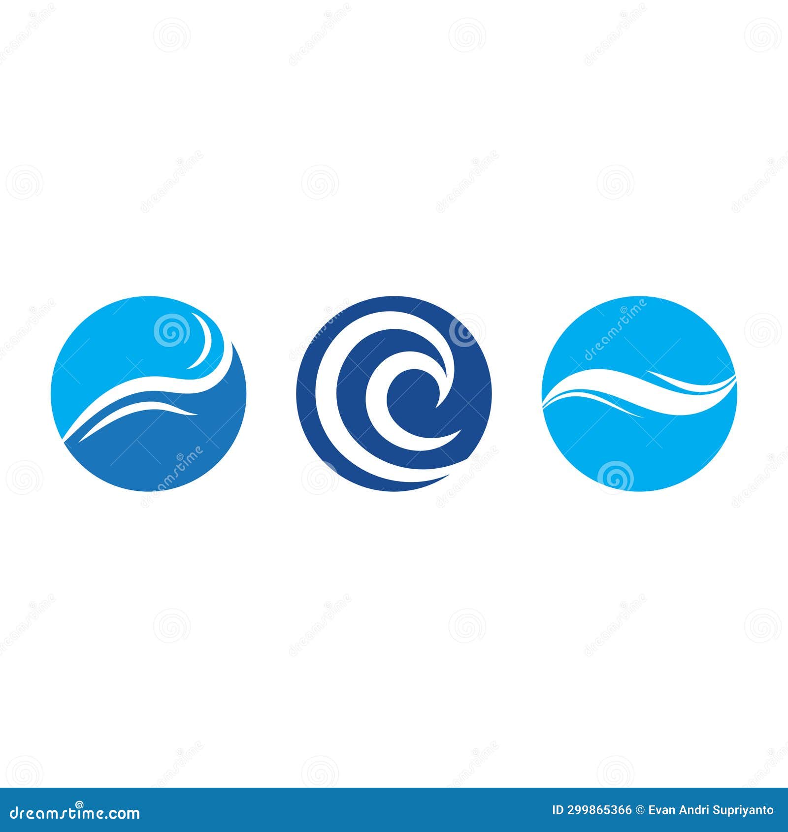 Sea Wave Logo Vector Business Element and Symbol Stock Vector ...