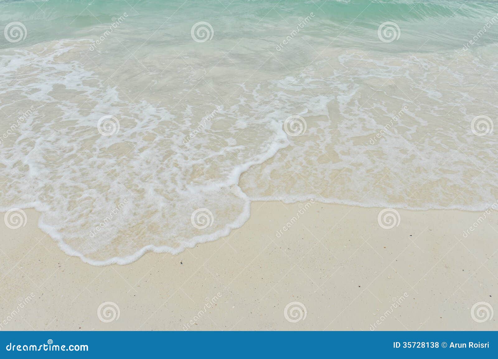 Sea wave over sand stock photo. Image of organic, natural - 35728138