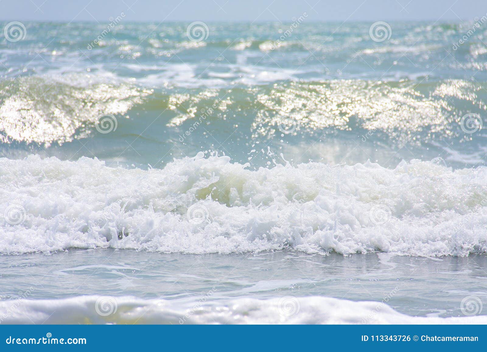 Sea wave in windy day stock photo. Image of ocean, holiday - 113343726