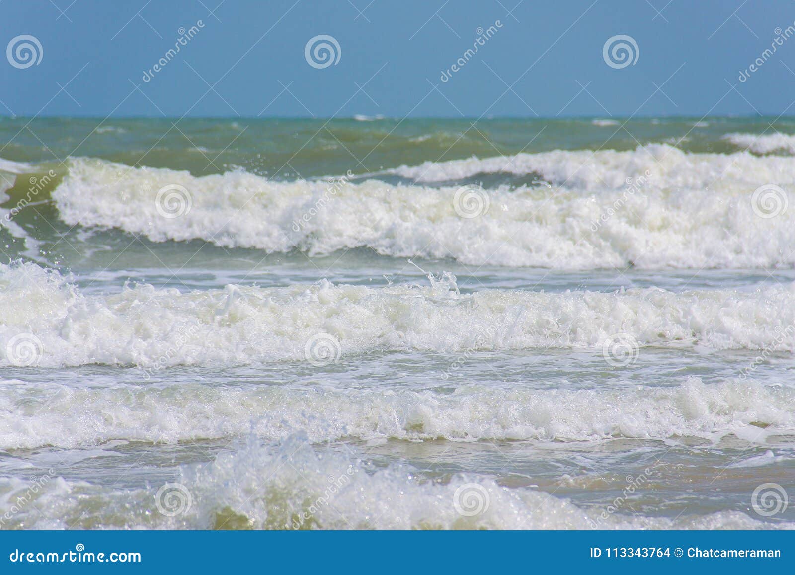 Sea wave in windy day stock photo. Image of nature, wave - 113343764
