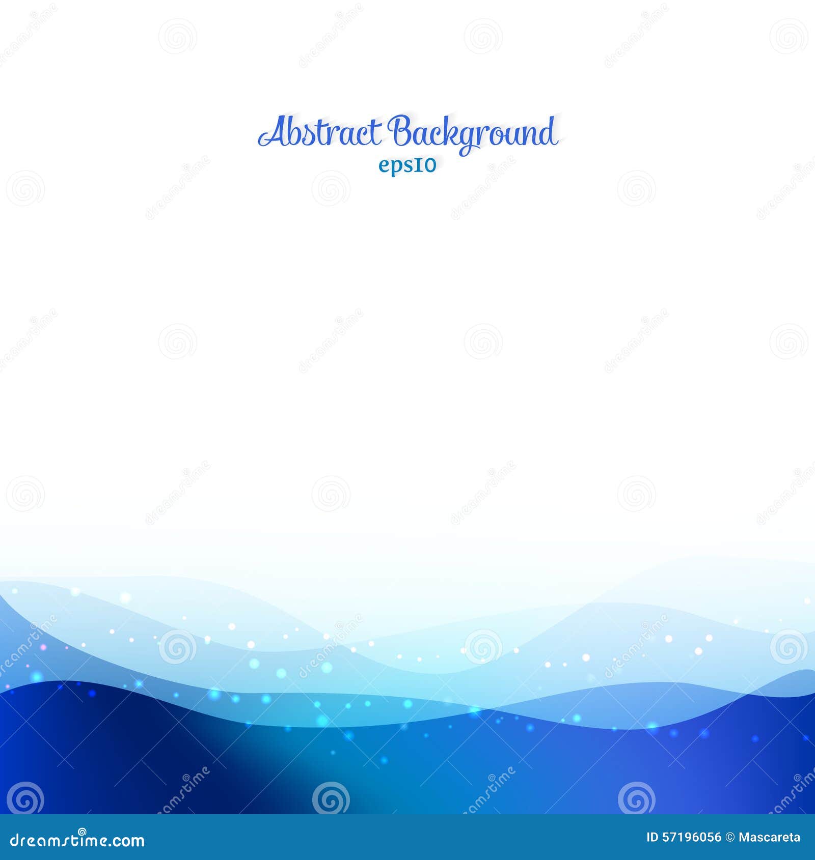 Sea Waves Abstract Background Stock Vector - Illustration of energy ...