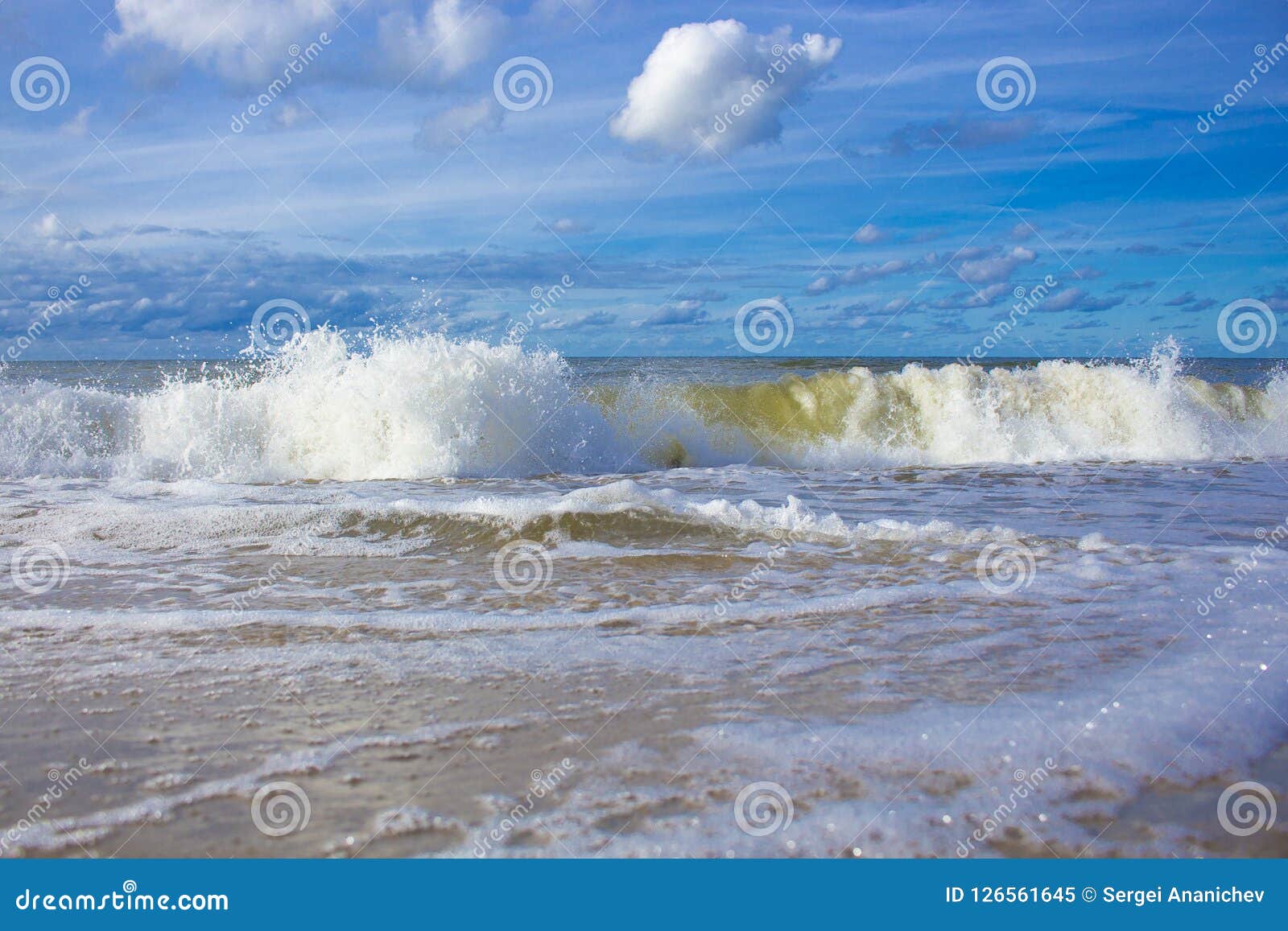 Sea Waves Beating Against the Shore3 Stock Image - Image of fresh ...