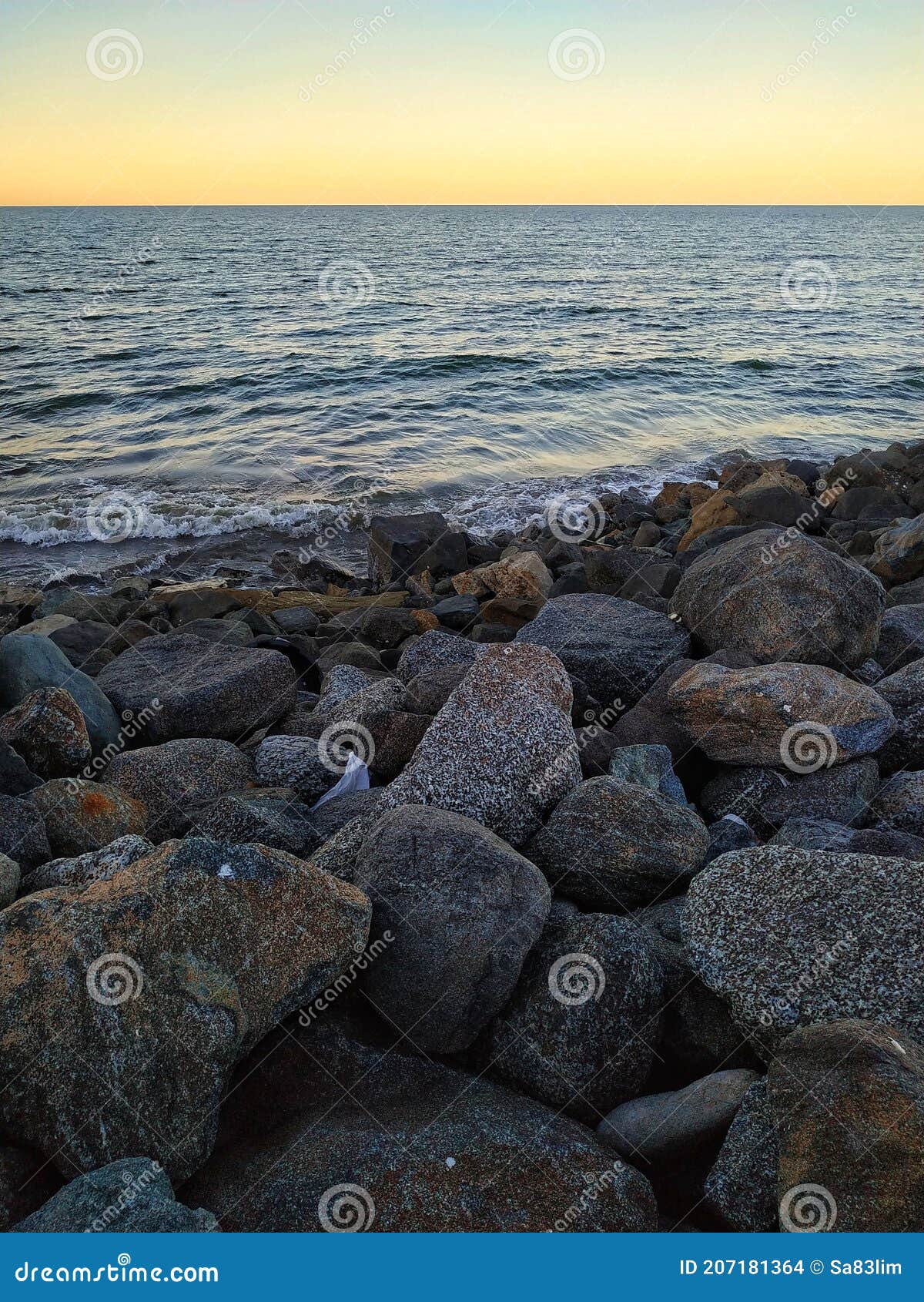 Sea Waves Breakers in As Seeb , Oman Stock Photo - Image of rock ...