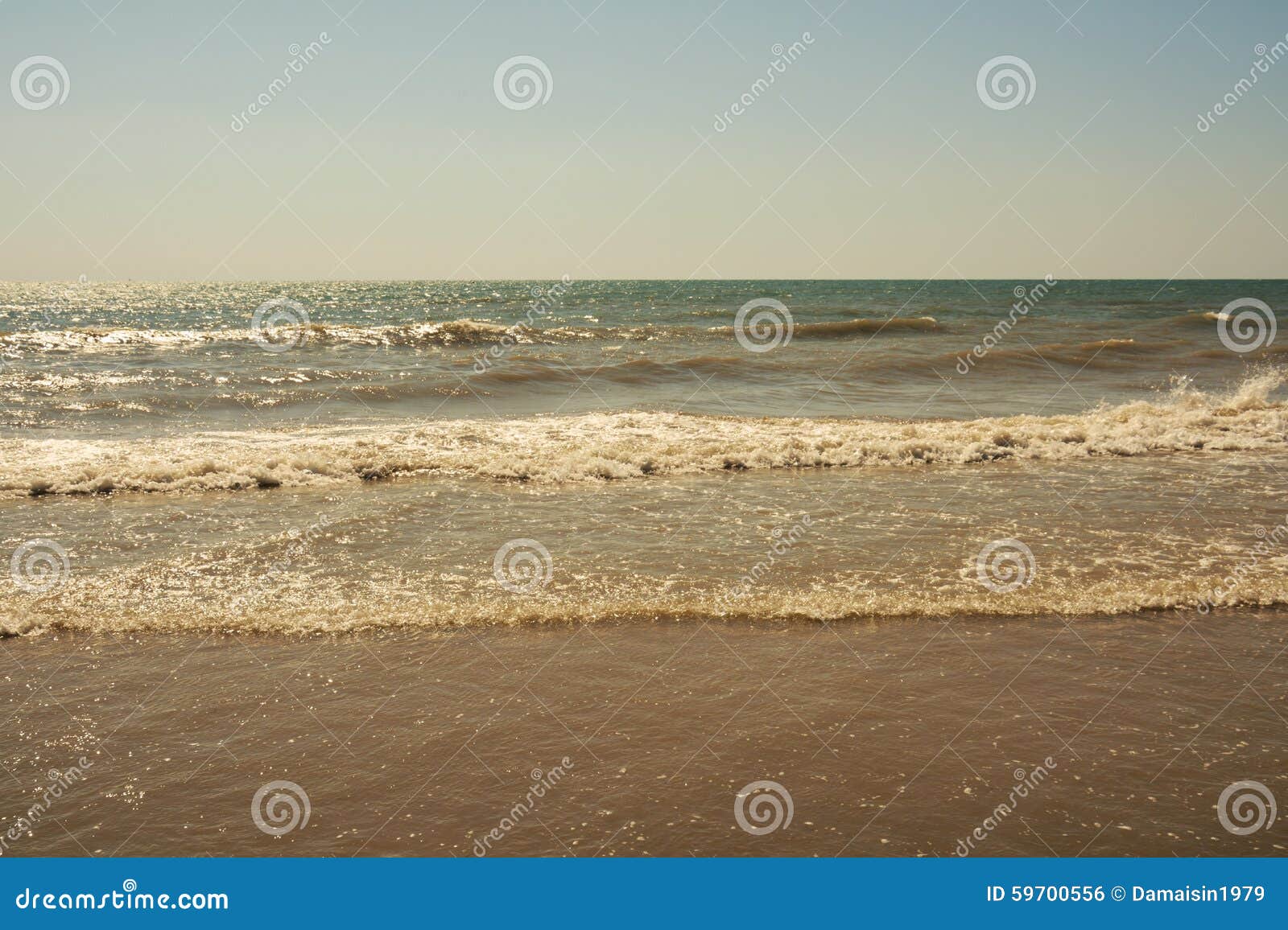 Sea waves stock photo. Image of ocean, touristic, bibione - 59700556