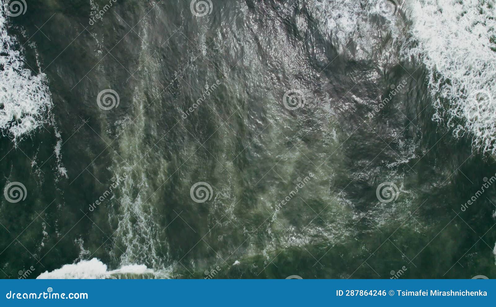 Sea waves from a drone stock footage. Video of scenery - 287864246