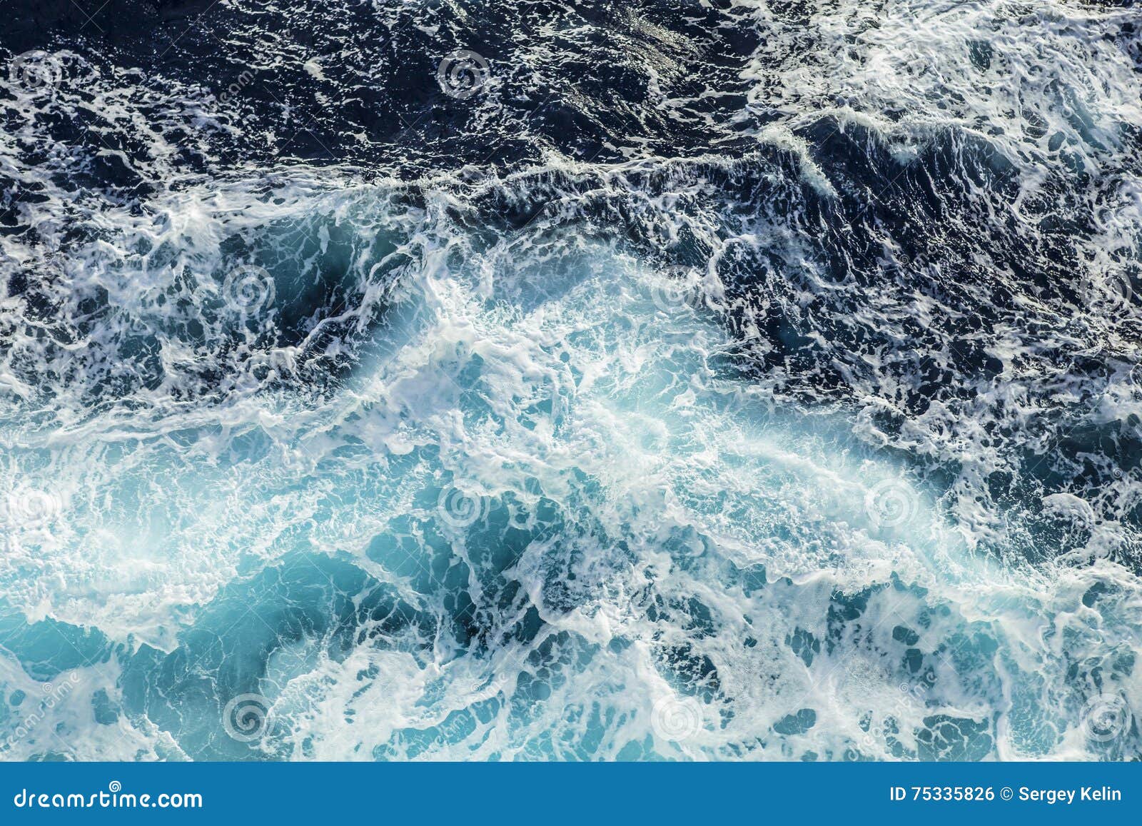 Waves And Foam In The Cantabrico Sea, In Bermeo Stock Photo ...