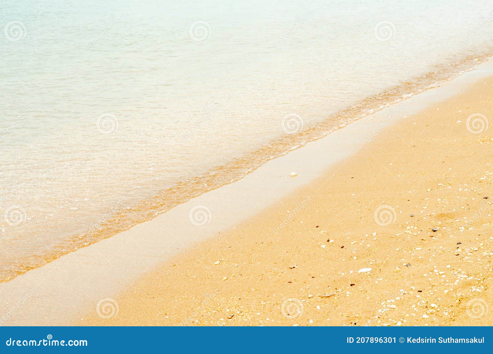 The Sea Waves Hit the Beach Stock Image - Image of mediterranean ...
