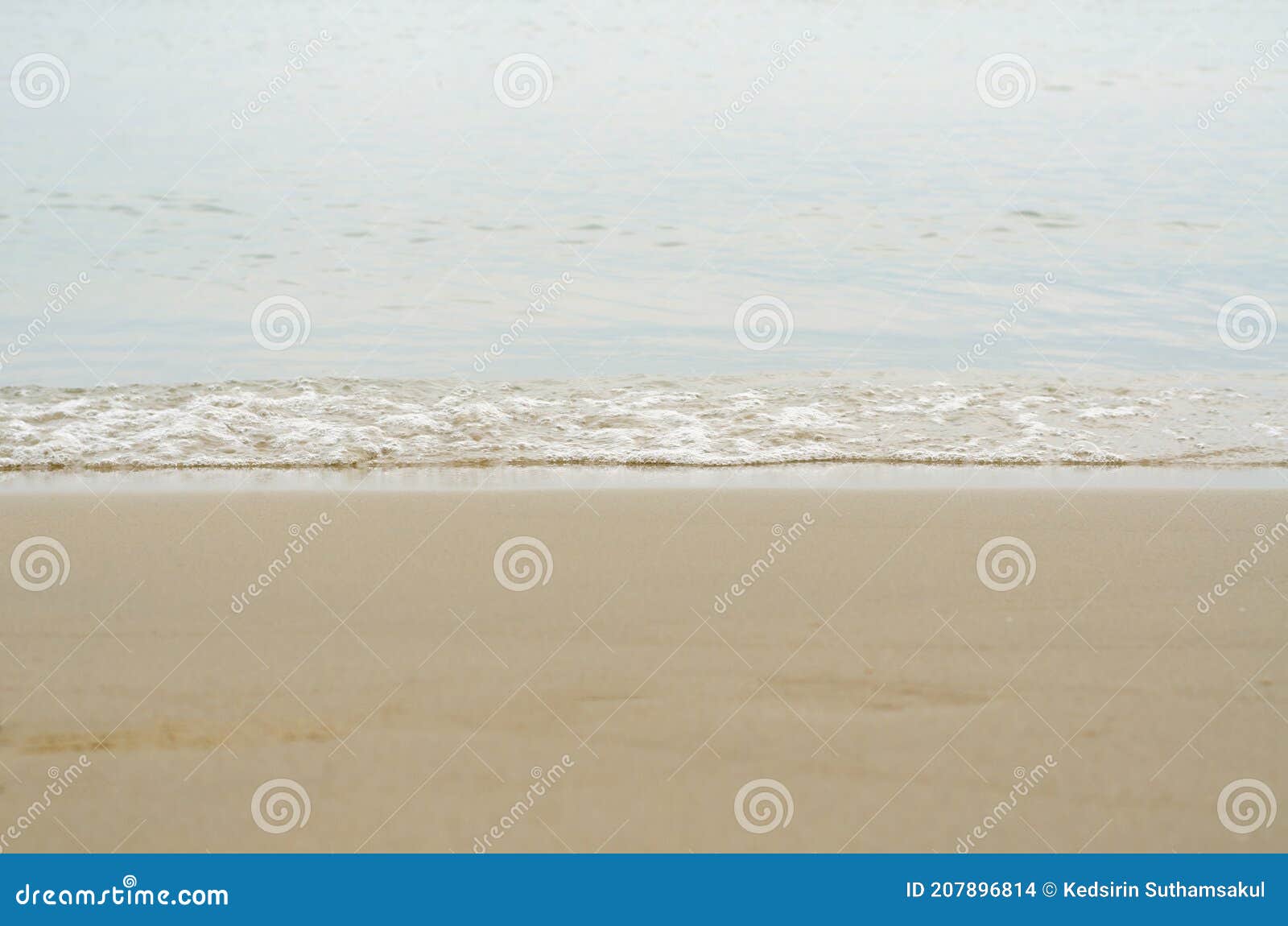 The Sea Waves Hit the Beach Stock Photo - Image of nature, sand: 207896814