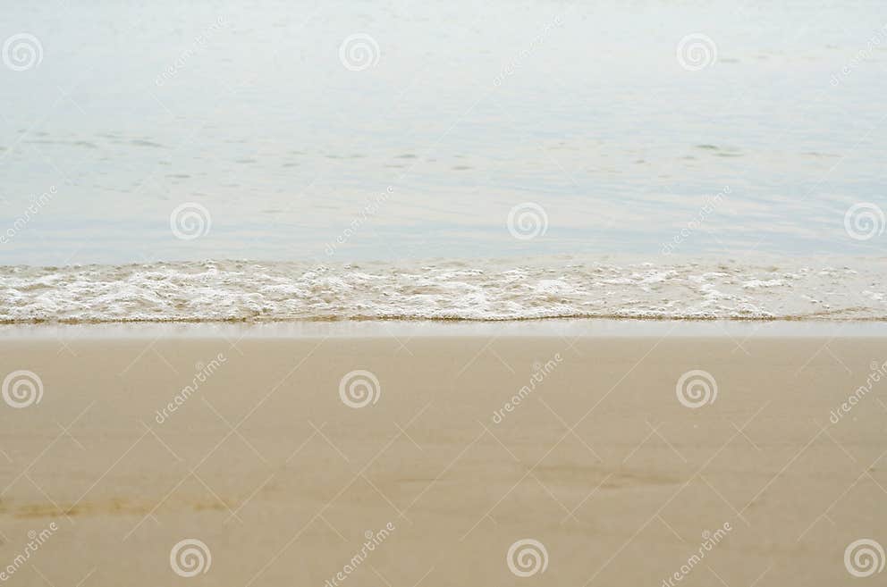 The Sea Waves Hit the Beach Stock Photo - Image of nature, sand: 207896814