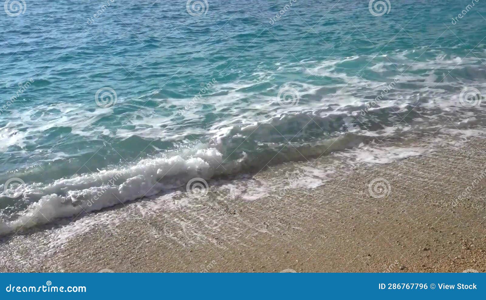 Sea Waves Hit the Beach,Light Falls on the Surface of the Sea,Beach ...
