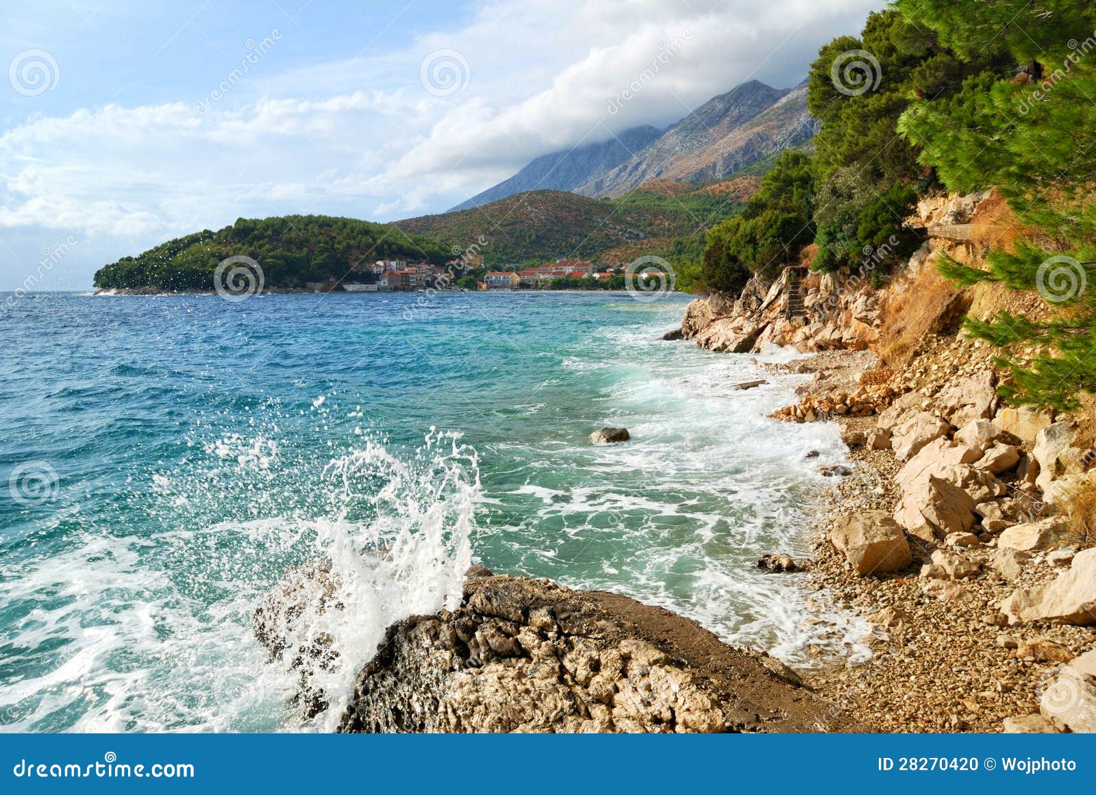 Sea Waves and Mountains in Clouds Stock Photo - Image of green, ocean ... Sea Waves and Mountains in Clouds Stock Photo - Image of green, ocean ...