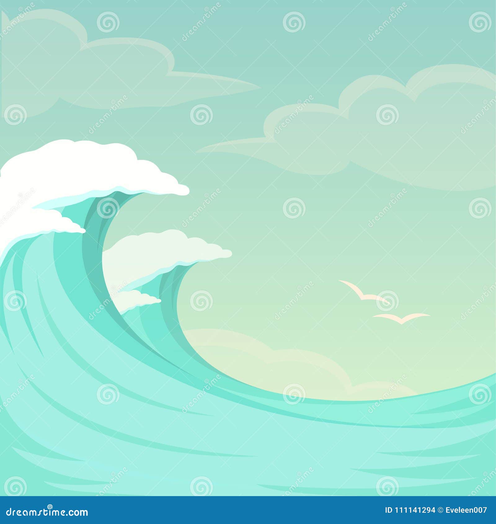 Ocean Vector Background
