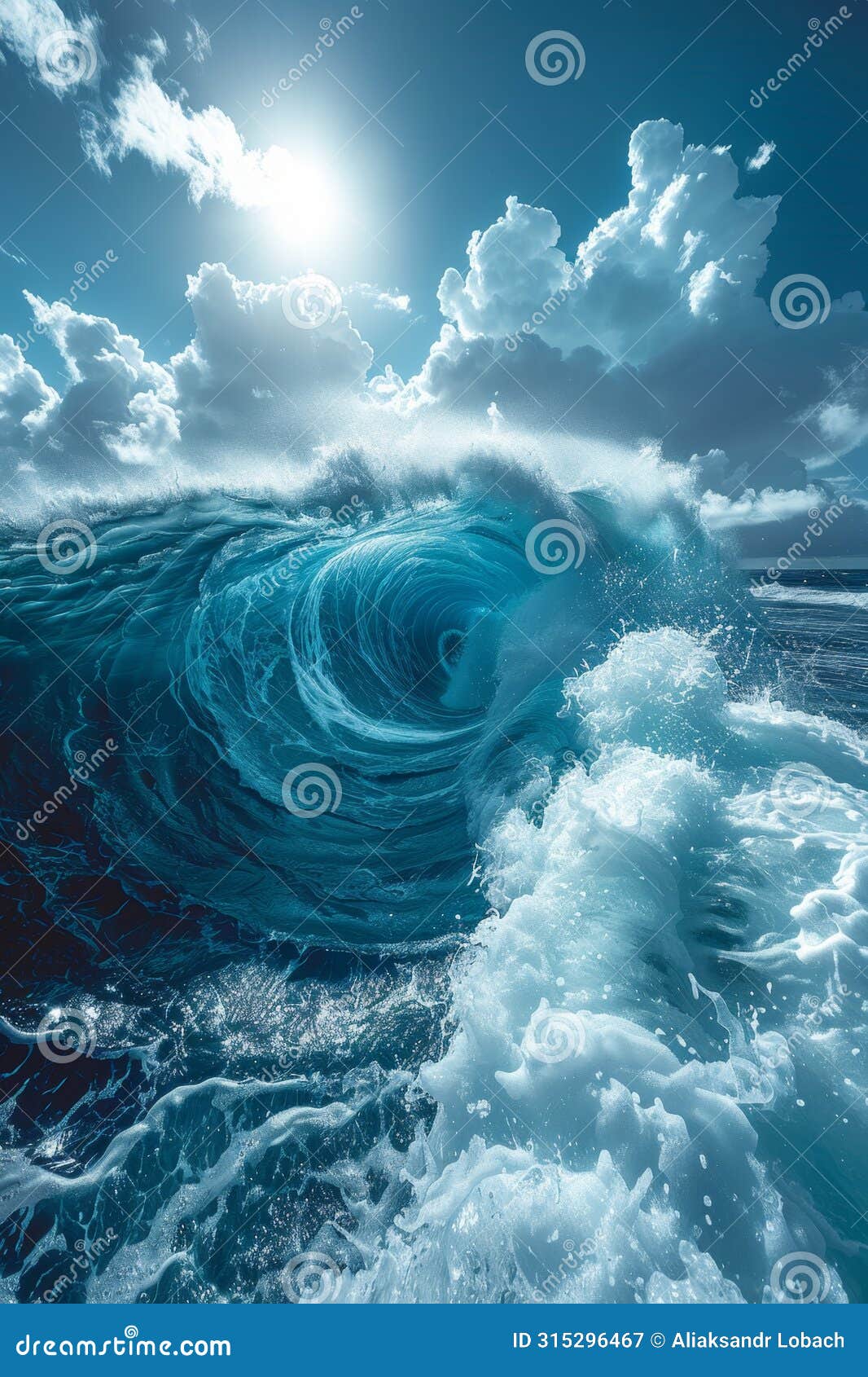 Sea Waves. the Raging Ocean Stock Image - Image of blue, light: 315296467