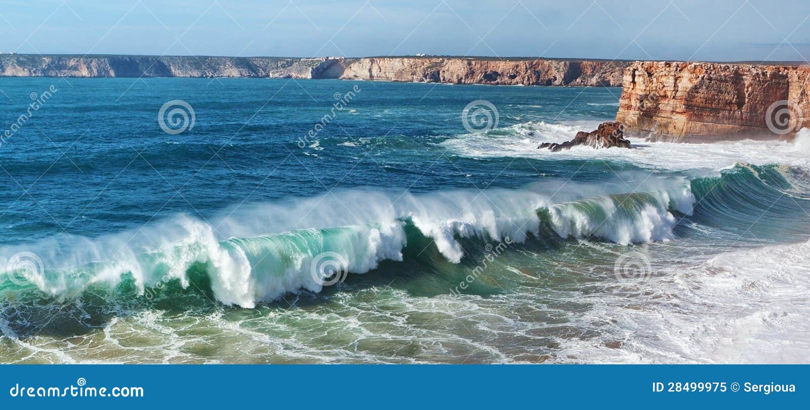 Sea Waves on the Sea in a Storm. Stock Image - Image of speed, foam ...