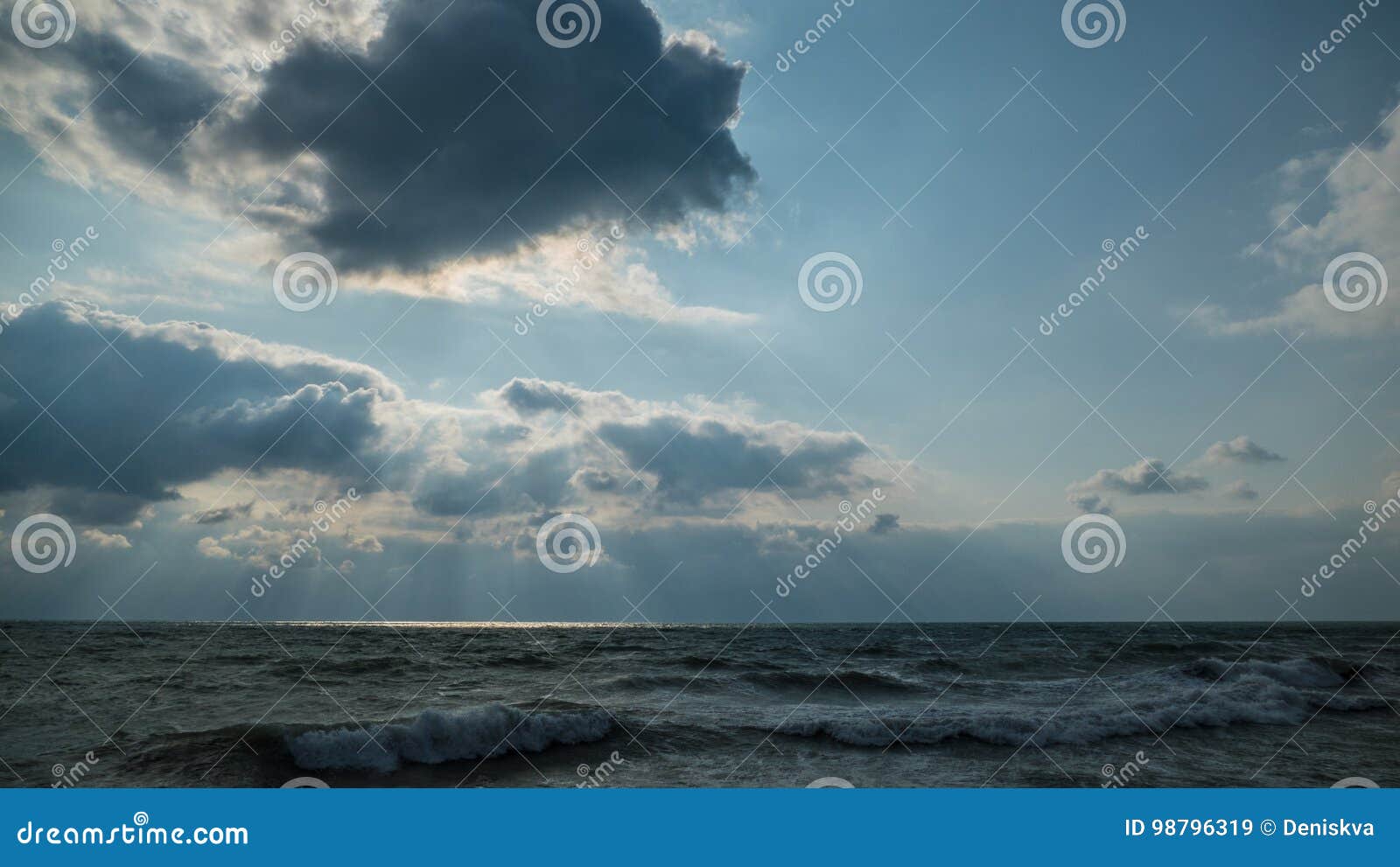 Sea and Waves on the Sea Shoreline Tropical Beach Stock Image - Image ...