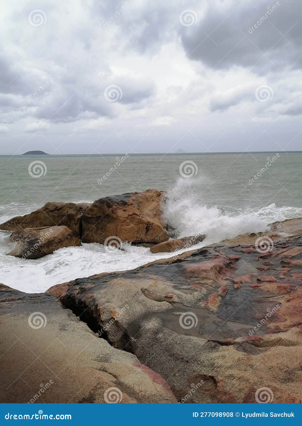Sea Waves Splash on the Rocks Stock Photo - Image of splash, waves ...