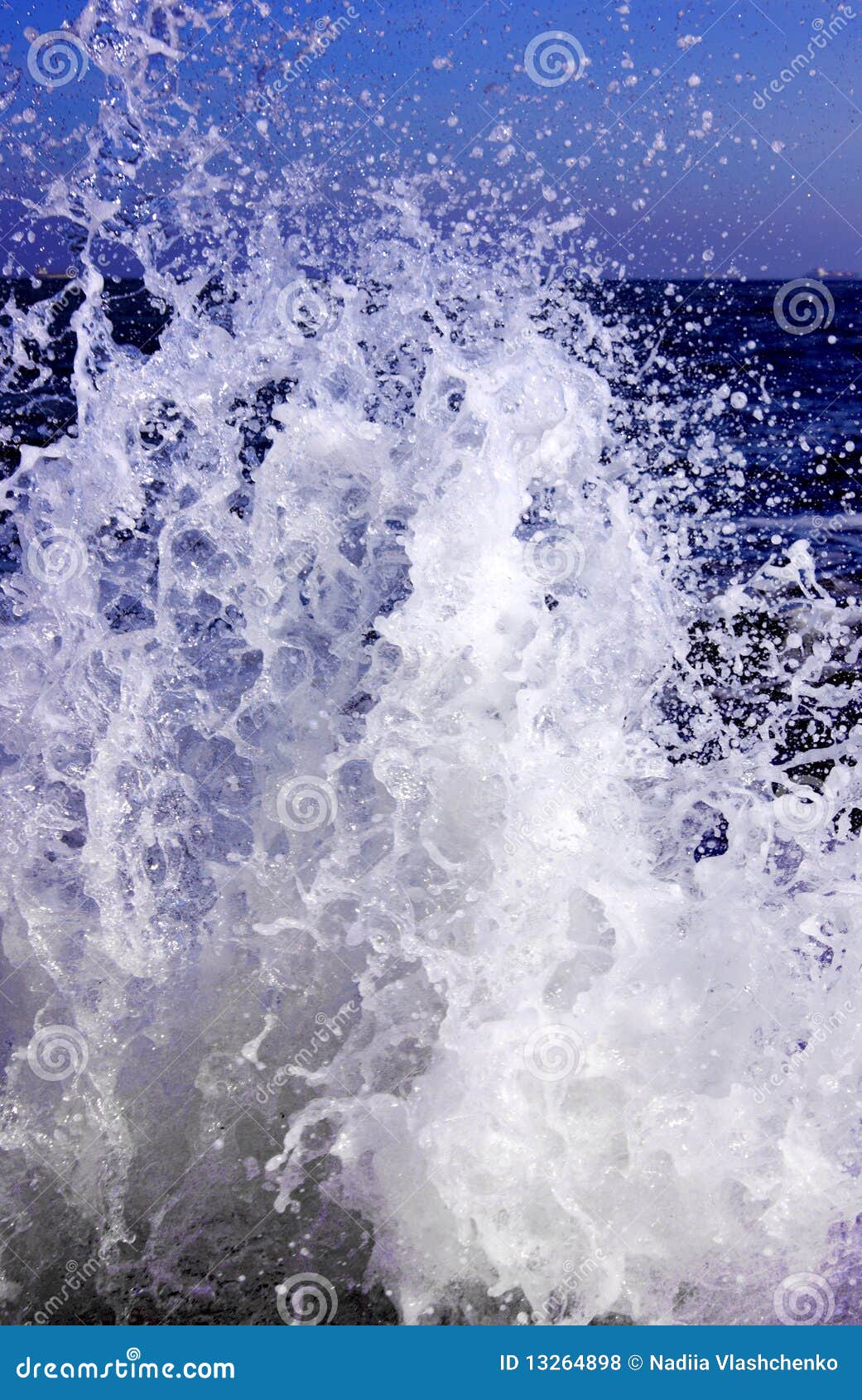 Sea waves splashes stock photo. Image of travel, oceania - 13264898