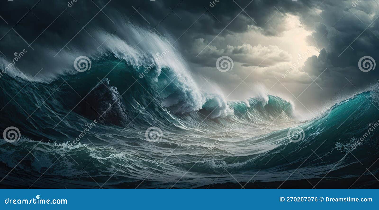 Ocean Storm Waves