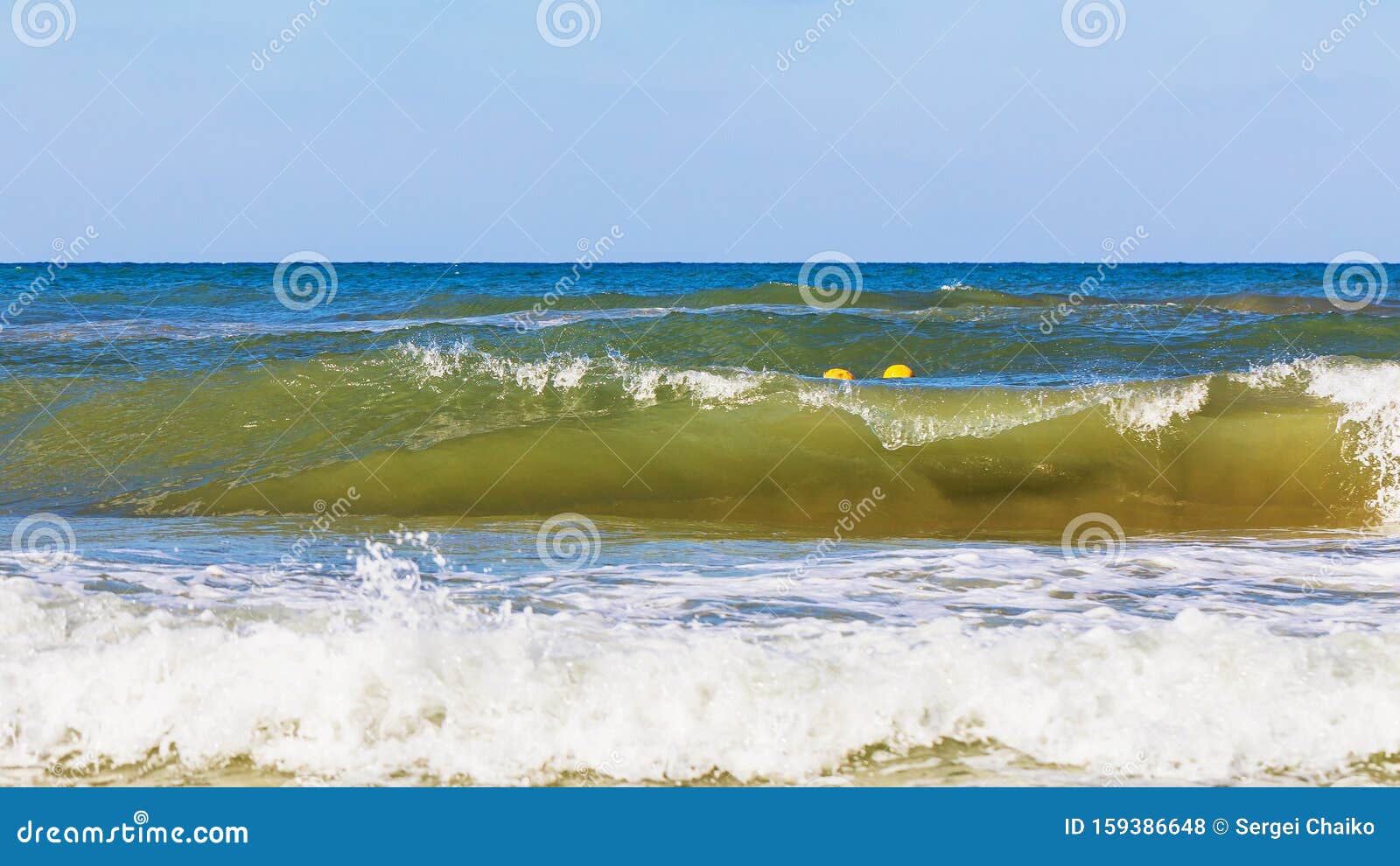 Sea Waves during a Storm on a Sunny Day Stock Photo - Image of pattern ...