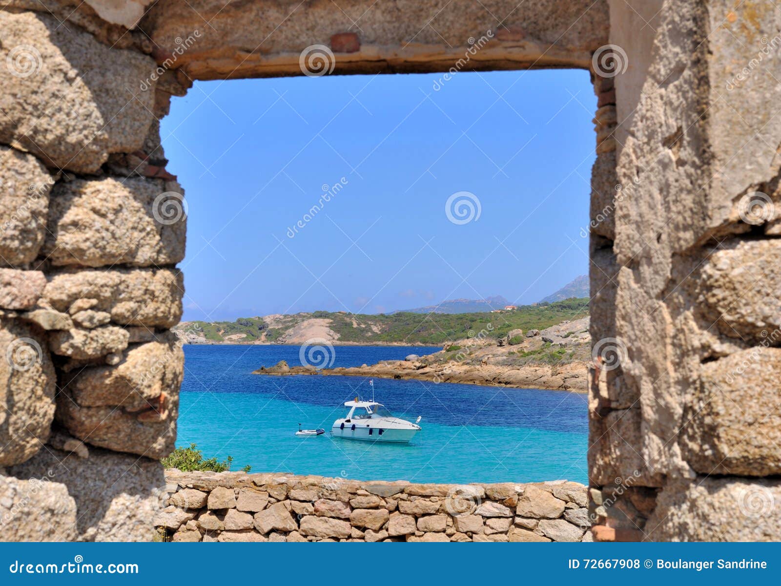 Sea through a window stock photo. Image of beauty, skylight - 72667908