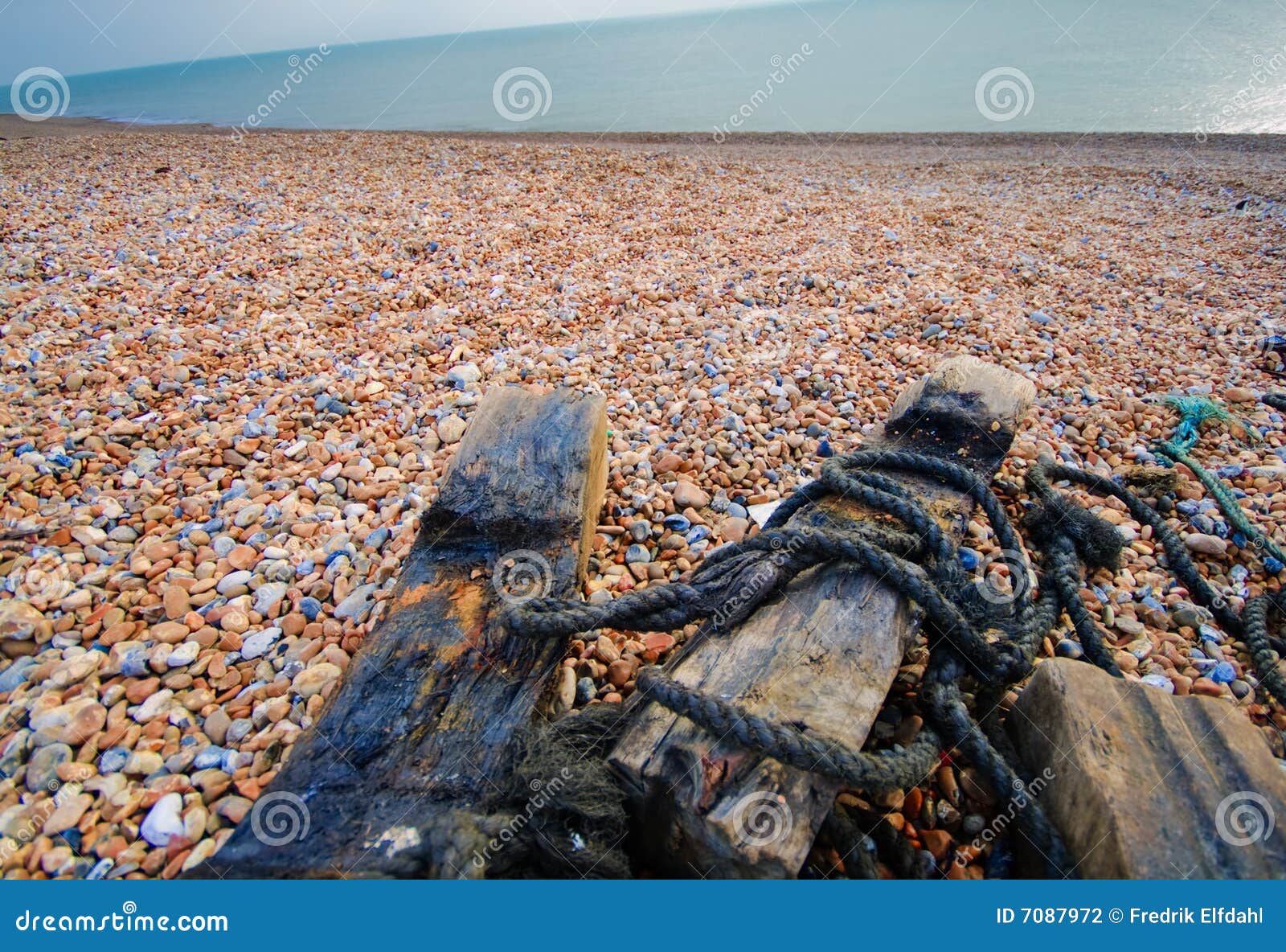 Sea and wood stock photo. Image of relaxation, waves, clouds - 7087972