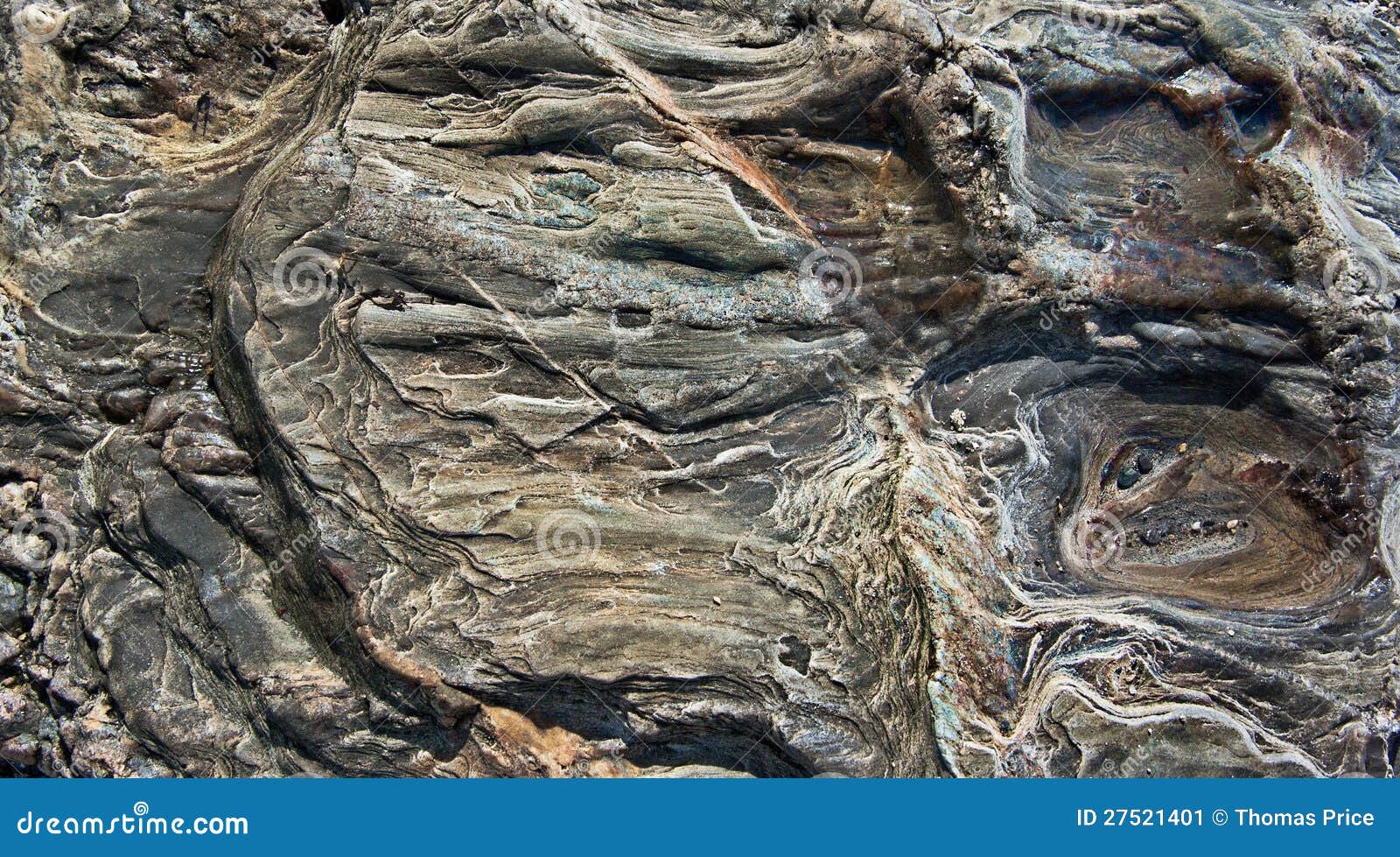 Sea Worn Rock stock image. Image of closeup, coast, beach - 27521401