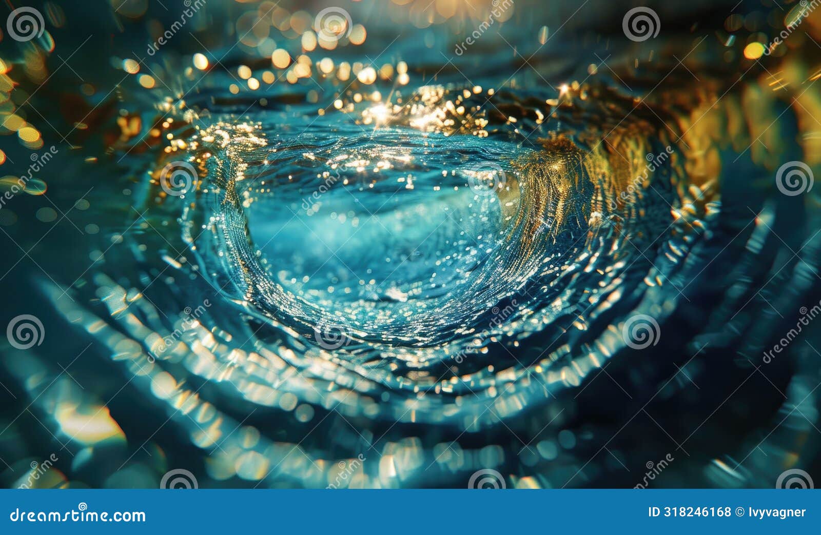 Seabed Surface with Mesmerizing Caustic Patterns Stock Photo - Image of ...