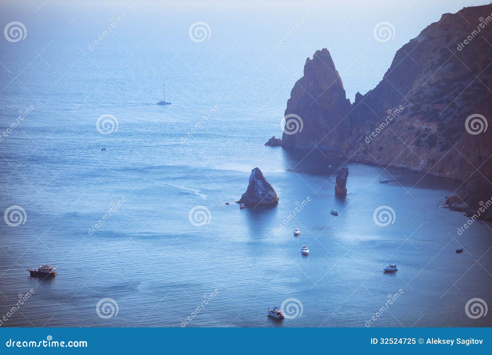 Seacoast stock image. Image of shore, color, resort, stone - 32524725