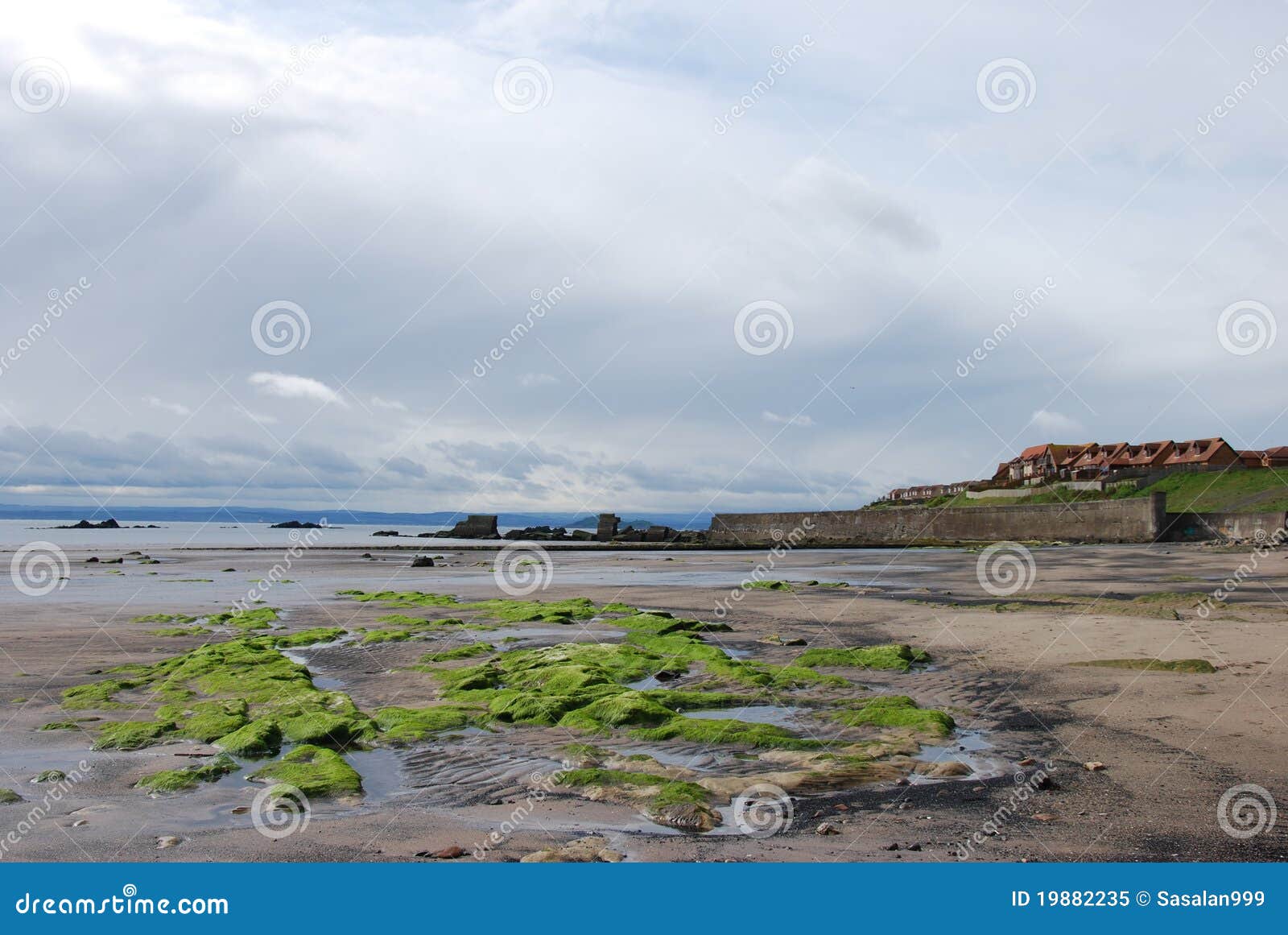 Seafield stock image. Image of scotland, coast, tide - 19882235