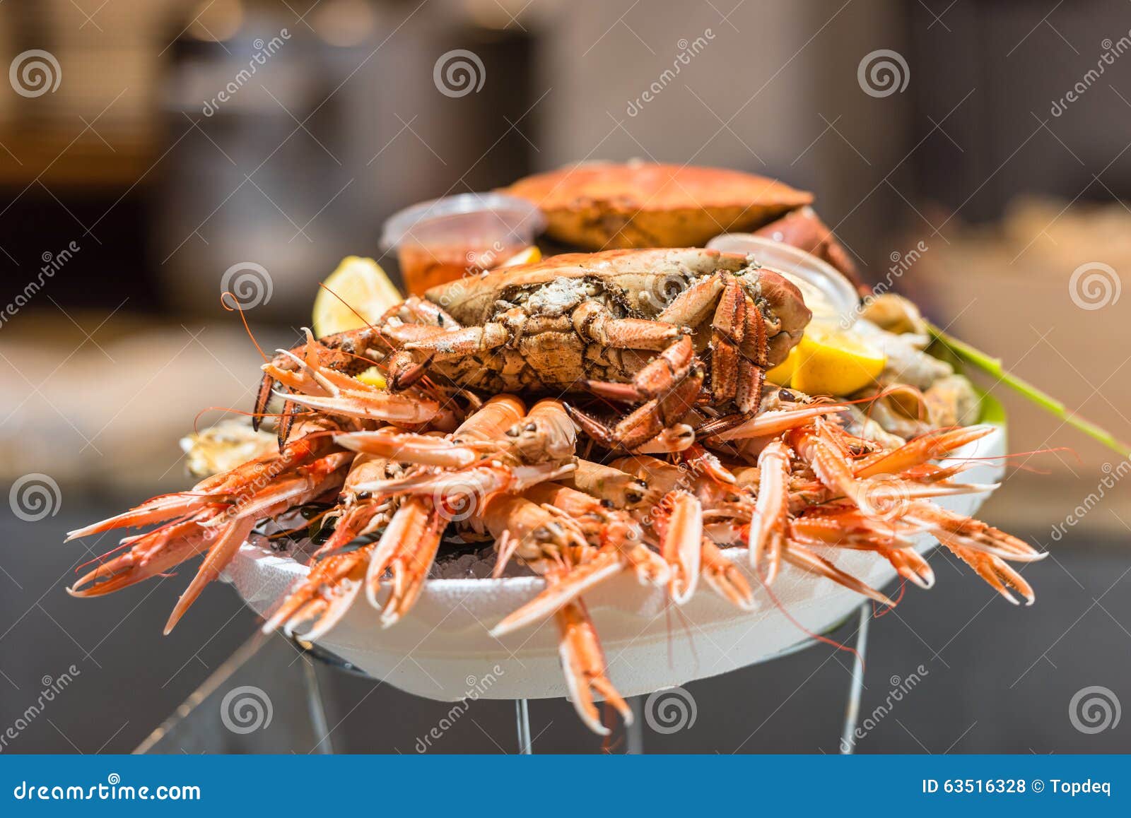 Seafood assortment dish stock photo. Image of macro, delicious - 63516328