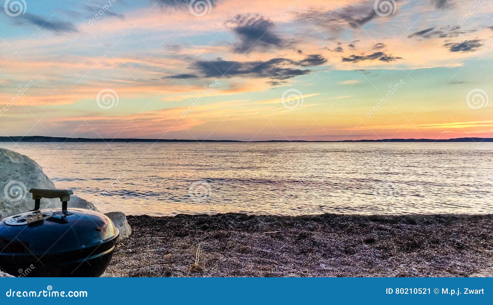 Seafood Beach Bbq during Sunset Editorial Photo - Image of food ...
