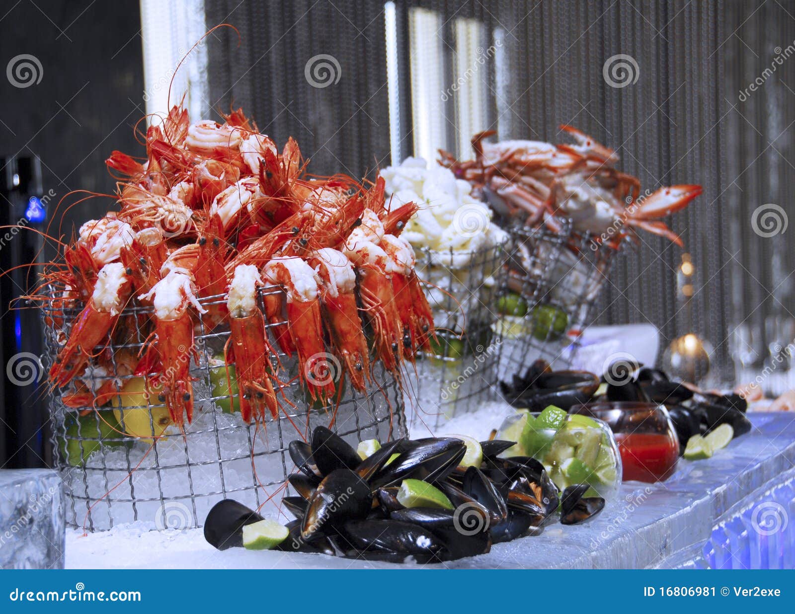 Seafood Buffet stock image. Image of seafood, cold, shell - 16806981