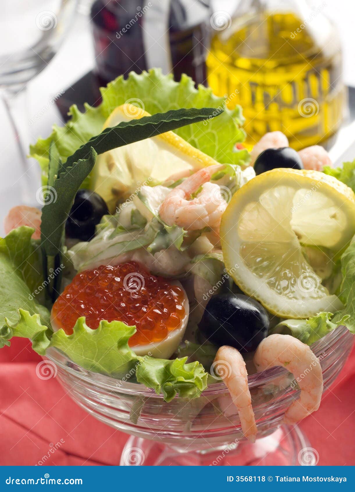 Seafood cocktail stock photo. Image of dinner, food, olive - 3568118