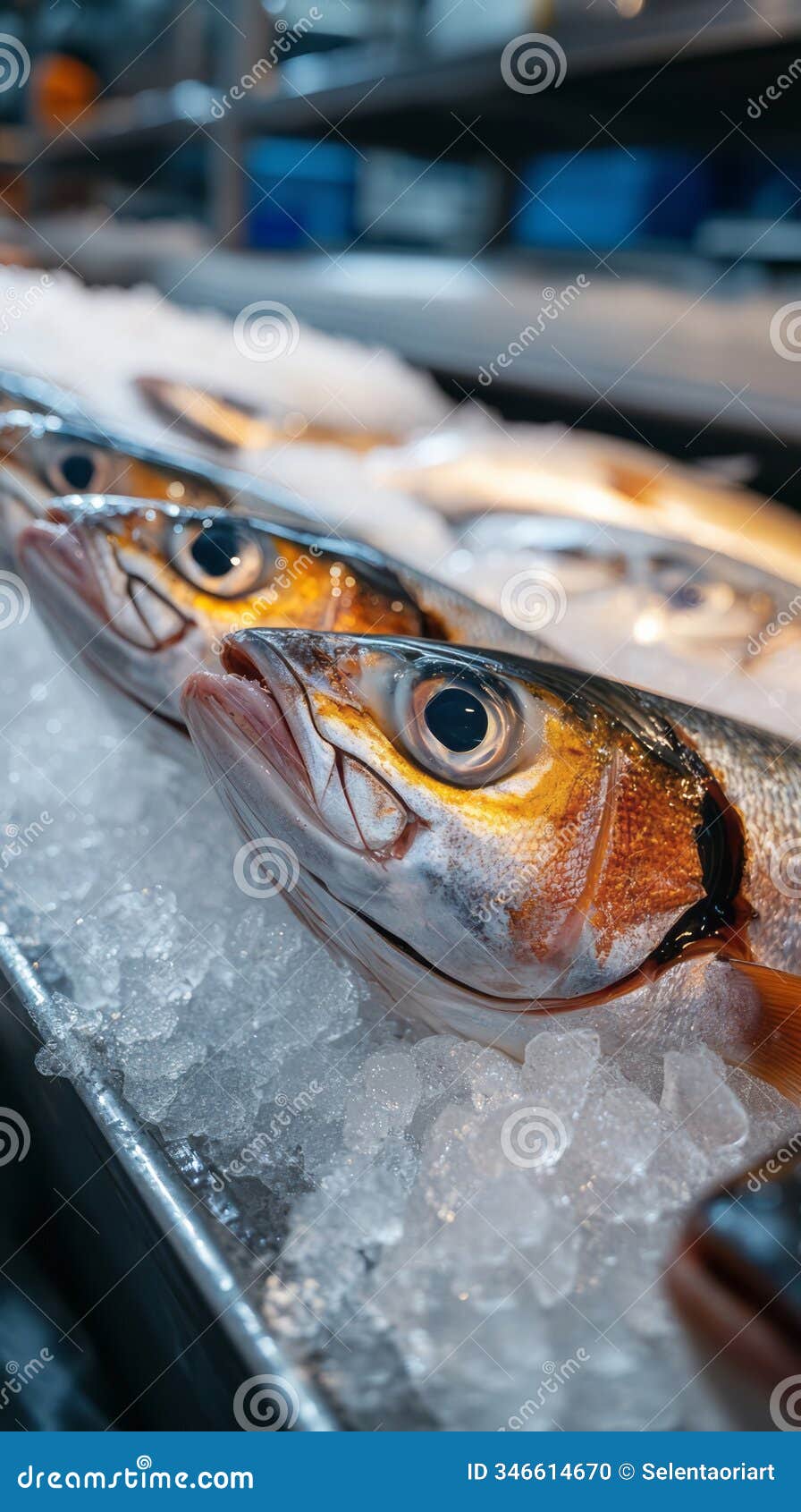 Seafood Cold Storage Facility Stock Illustration - Illustration of ...