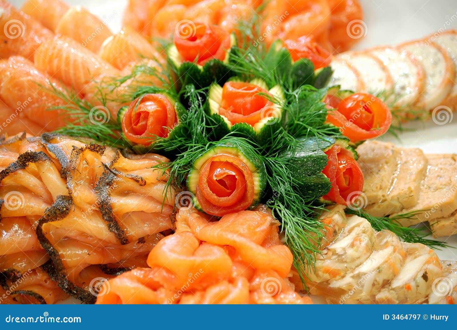 Seafood dish stock image. Image of herb, arrangement, food - 3464797