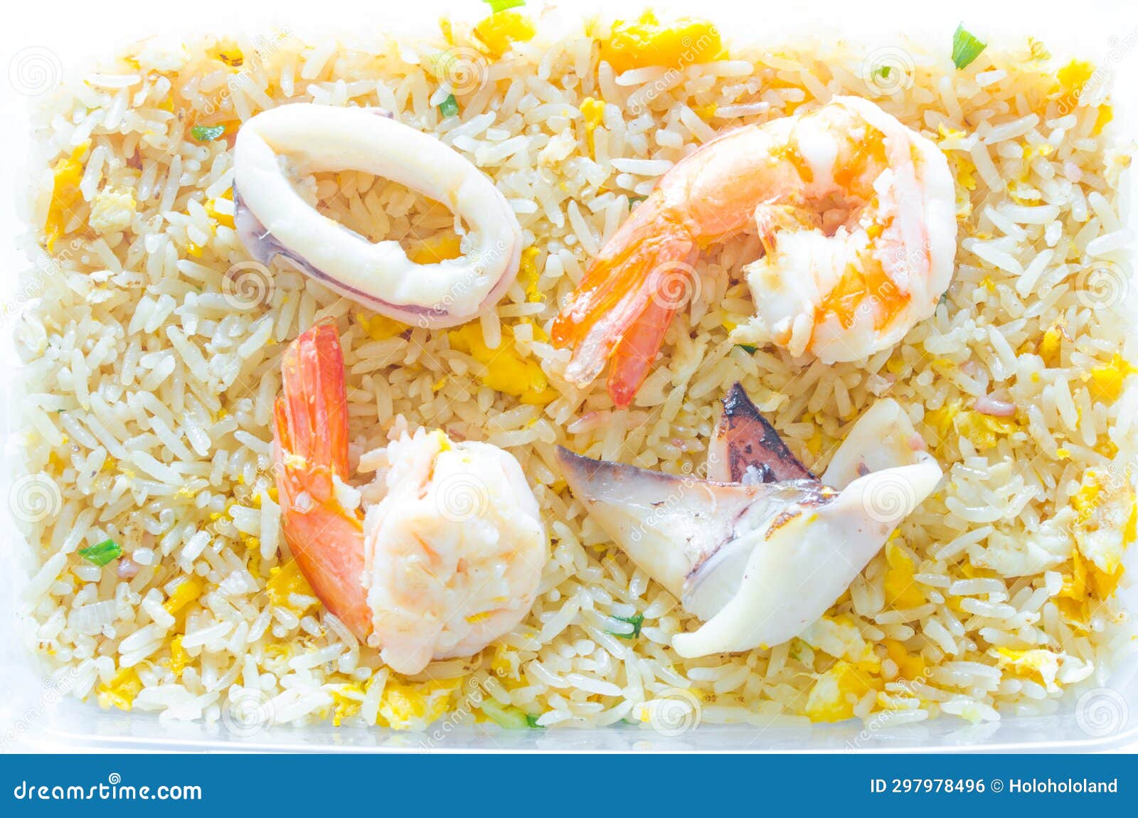 Seafood Fried Rice stock photo. Image of restaurant - 297978496