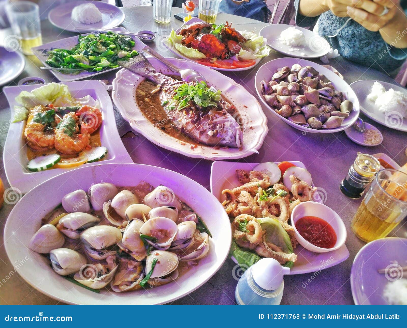 Seafood menu stock image. Image of menu, seafood, cockles - 112371763
