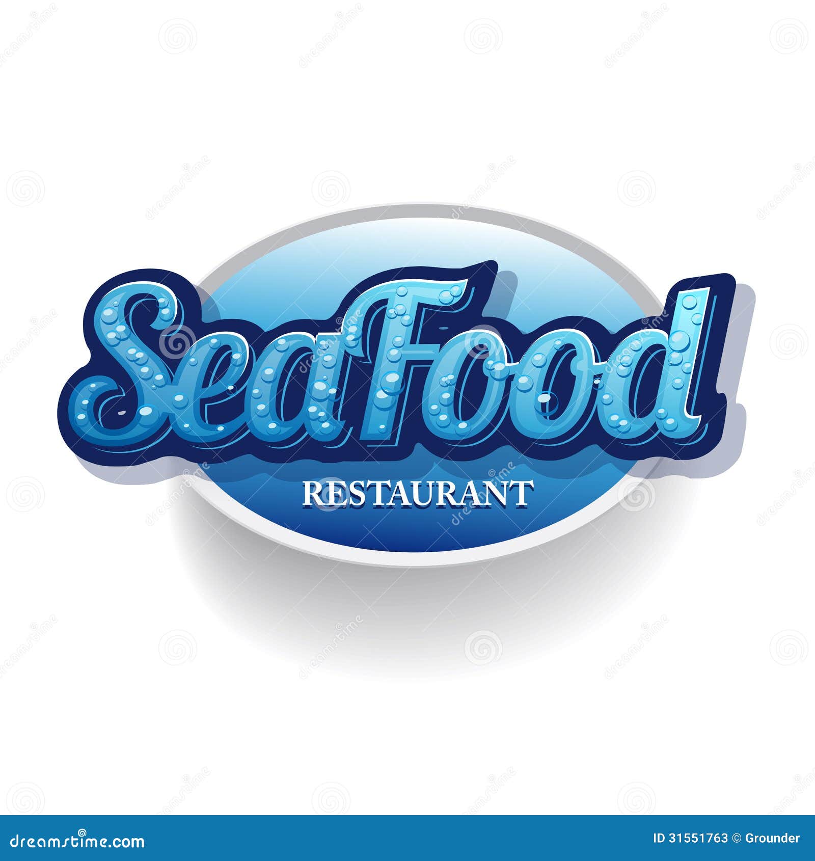 Seafood menu restaurant stock vector. Illustration of menu - 31551763