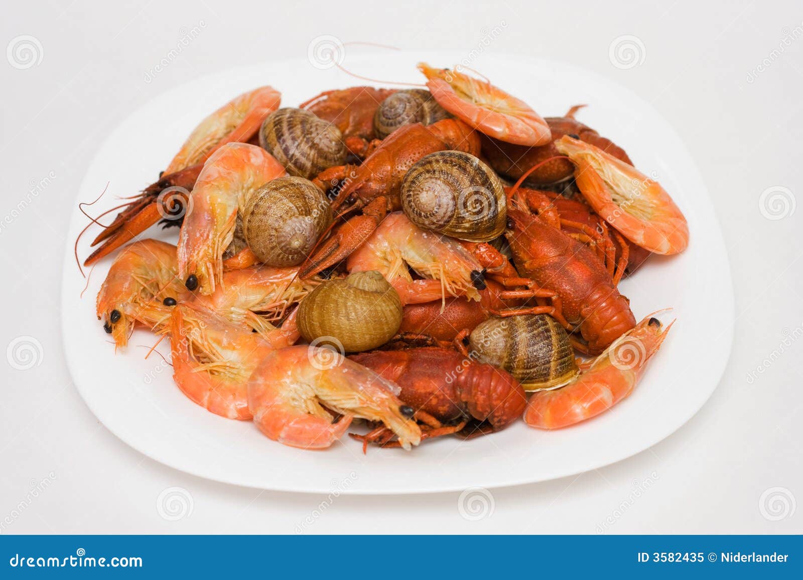 Seafood mix stock image. Image of plate, delicacy, gourmet - 3582435