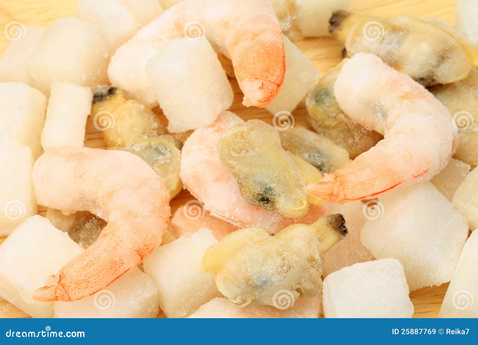 Seafood mixture stock image. Image of shrimp, back, preservation - 25887769