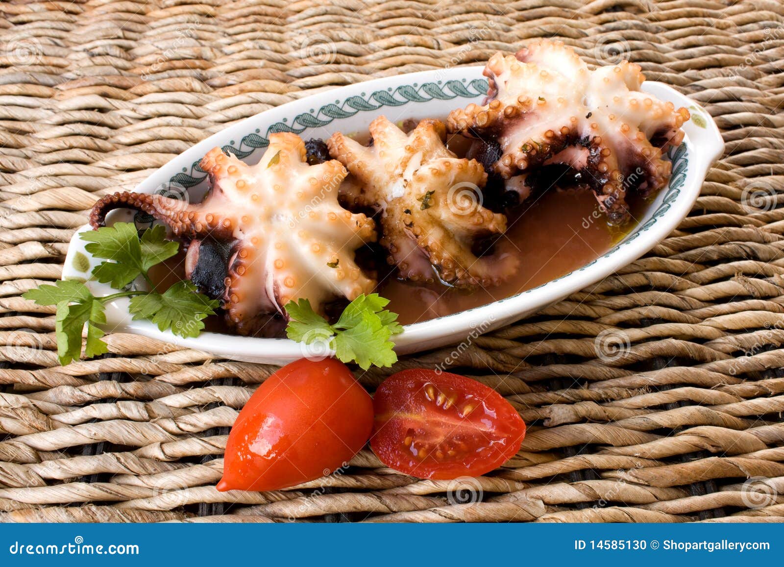Seafood - Octopus stock photo. Image of cooking, cooked - 14585130